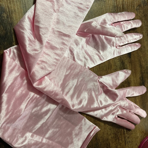 Pink Bridal Gloves - Etsy