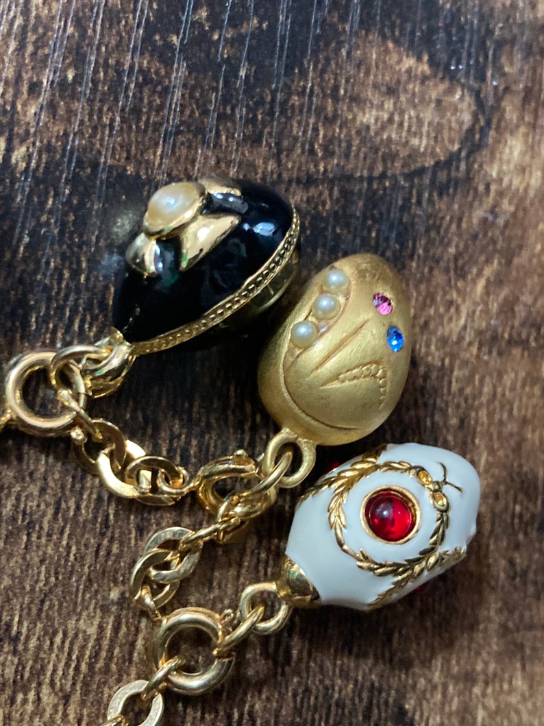 Joan Rivers Faberge Style Enamelled Jewelled Egg Charm - Etsy