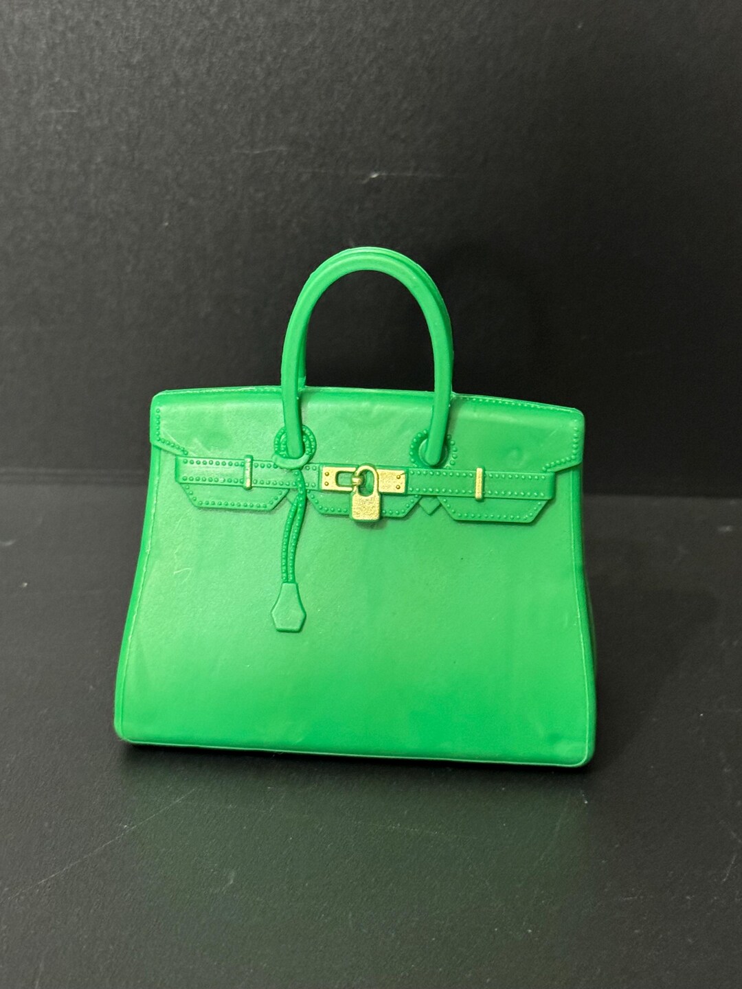 Classic Bright Green Handbag Cake Topper Decoration Reusable Plastic - Etsy