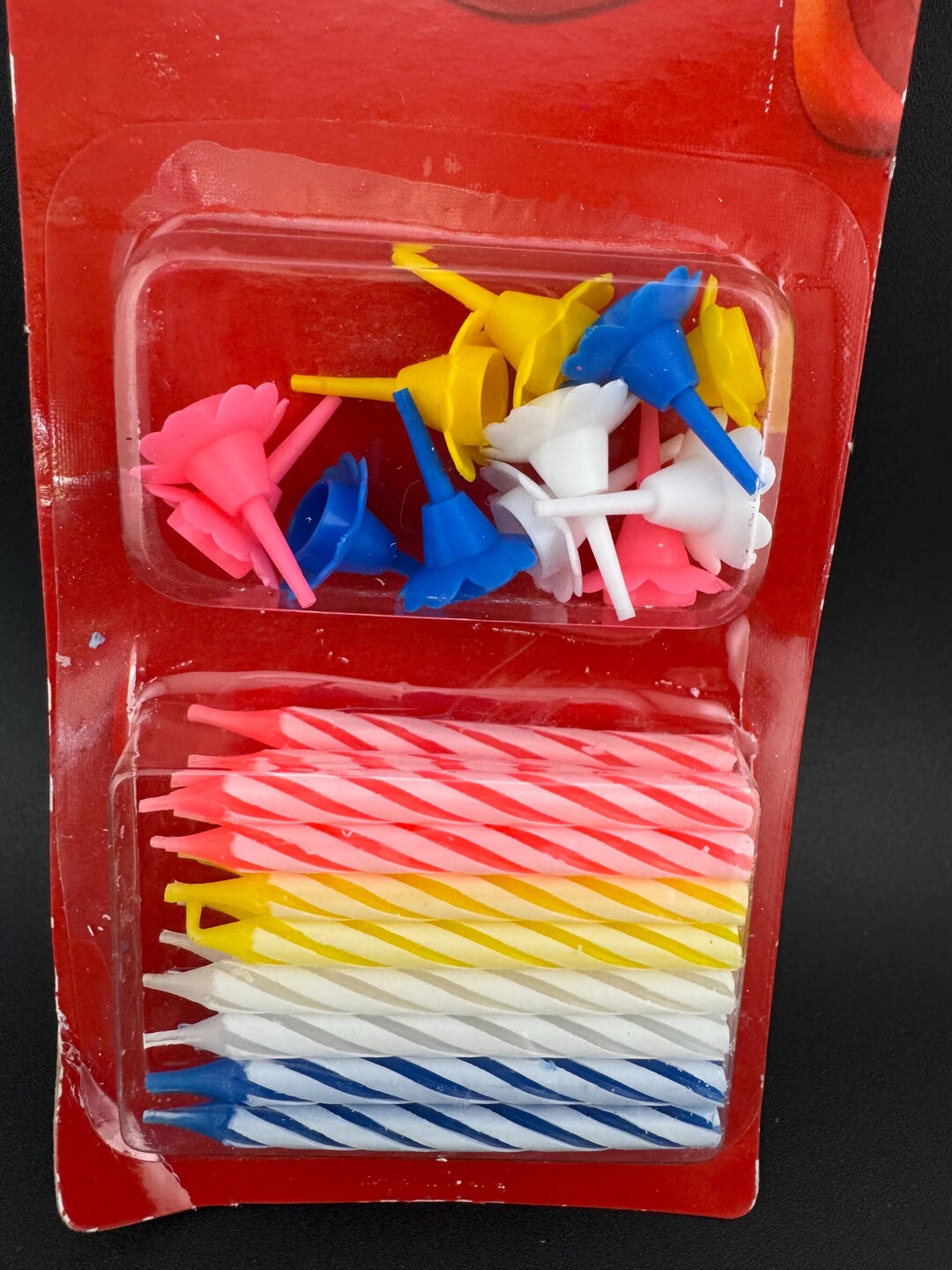 24 Mixed Cake Candle Lot Small Mini Birthday Birthday Candles With 12 ...