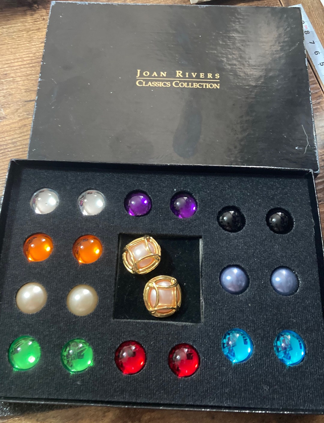 Signed Joan Rivers Collection Set of Interchangeable Gold Tone - Etsy