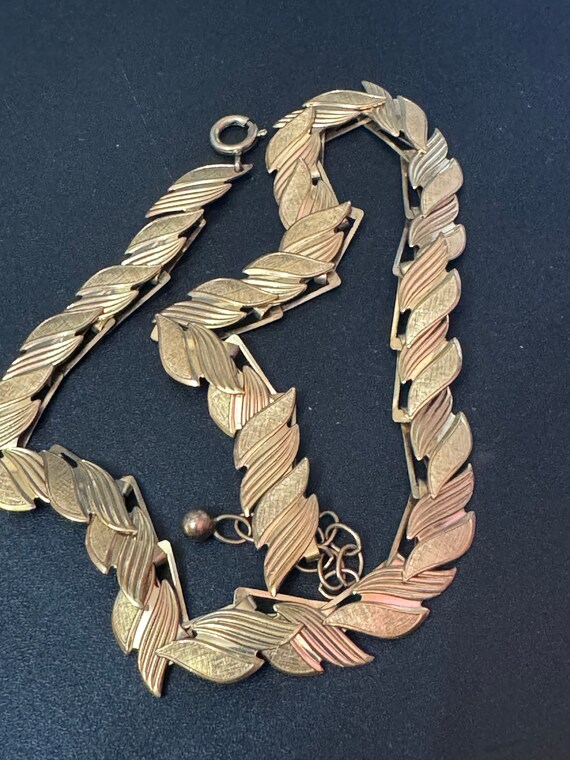 MCM gold plated rolled gold high end choker necklace … - Gem