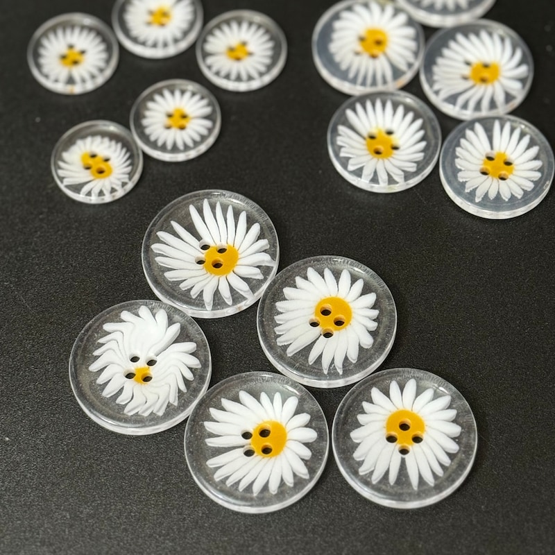 Daisy Buttons - Etsy UK