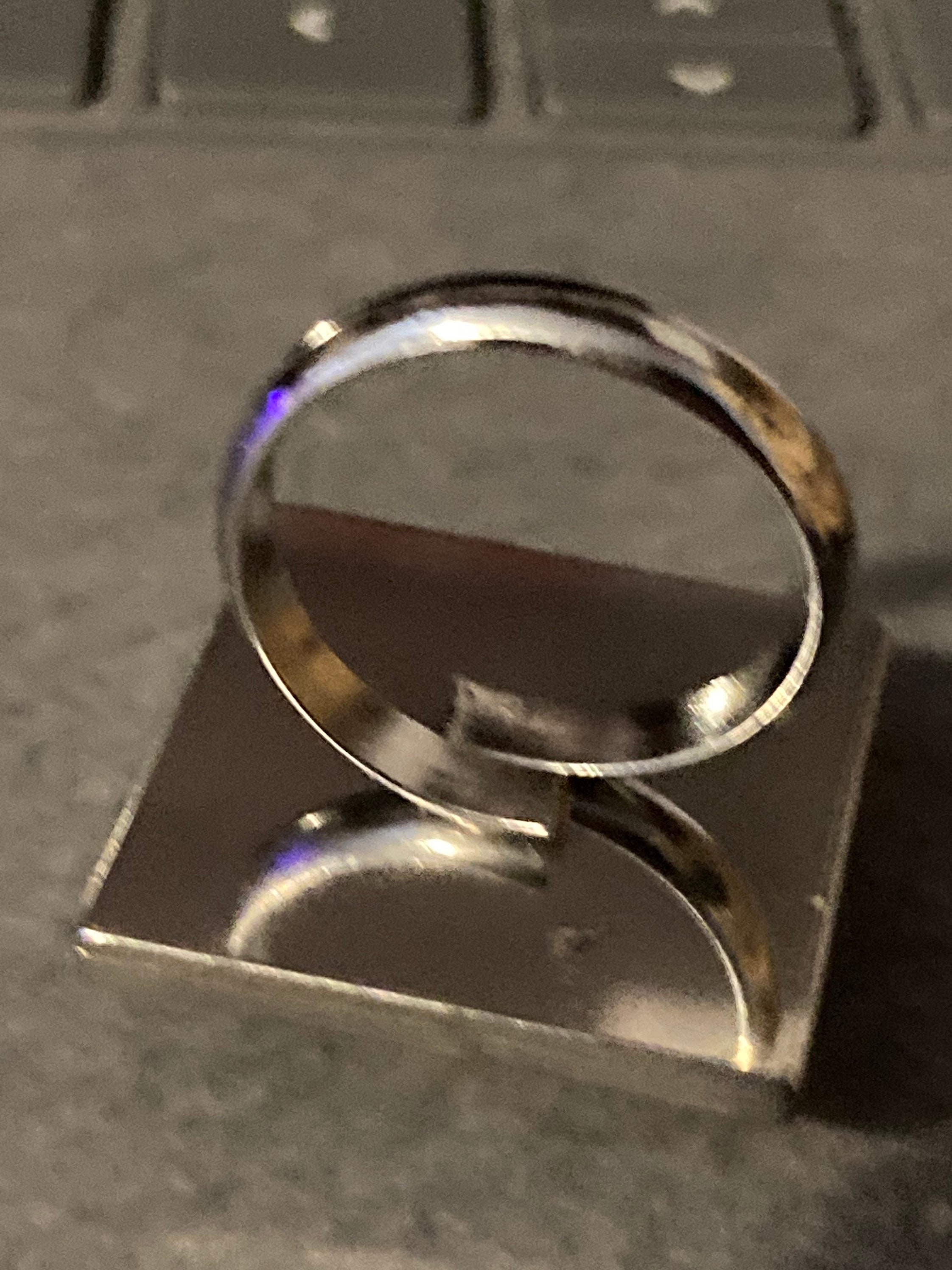 William Morris Ring Blue Bramble Ivy Design Adjustable Size N - Etsy