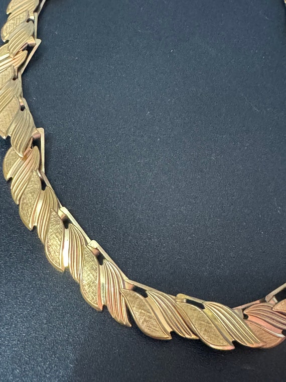 MCM gold plated rolled gold high end choker necklace … - Gem