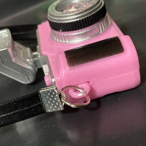 Pink Novelty Flashing Miniature Camera Cake Topper Decoration It ...