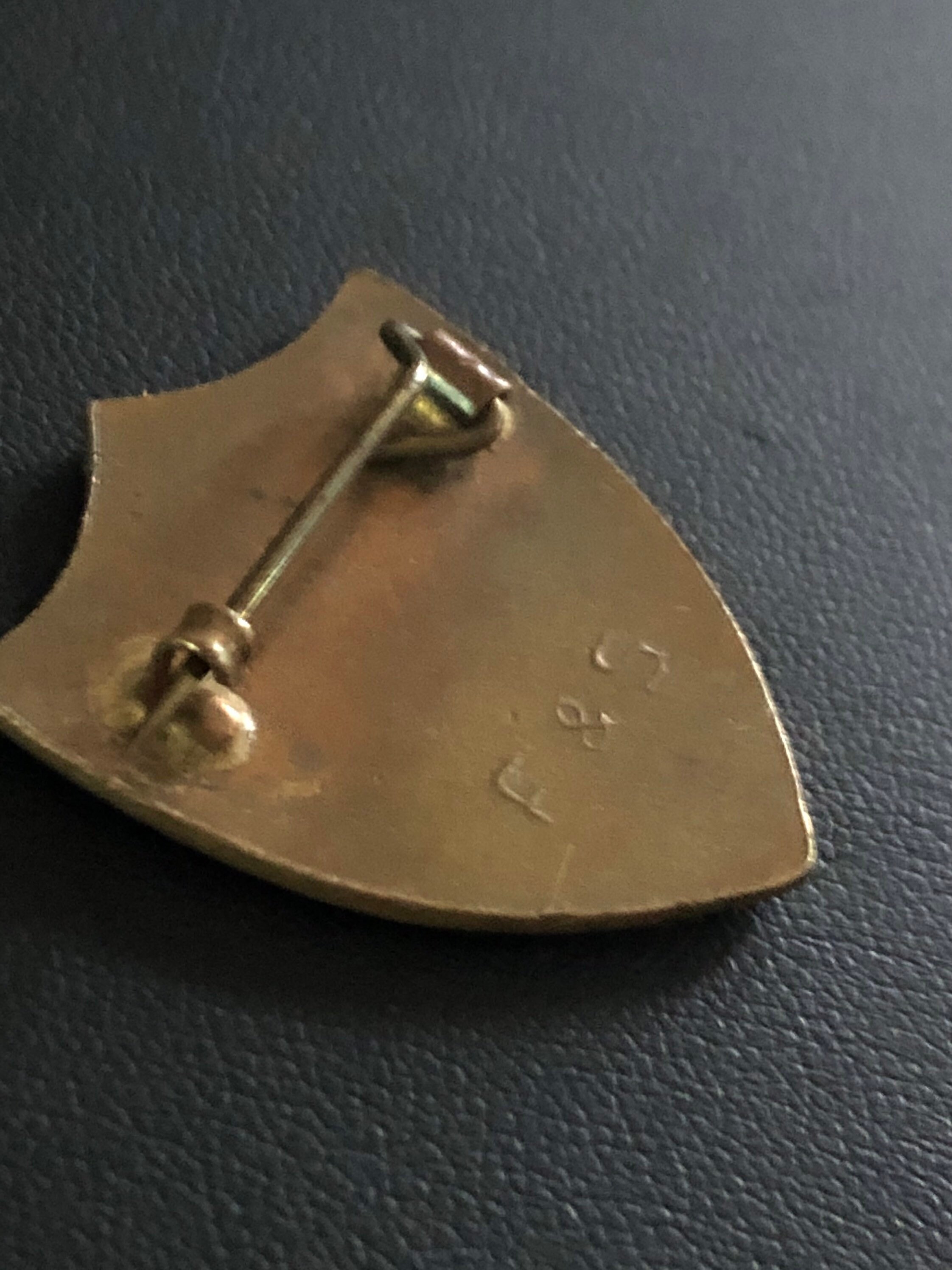 Vintage GREEN Enamel PREFECT Badge - Etsy UK