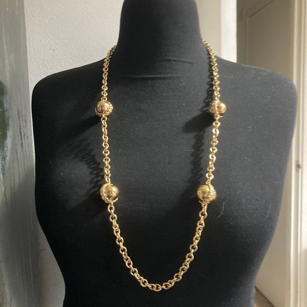 Chunky Long Necklace - Etsy