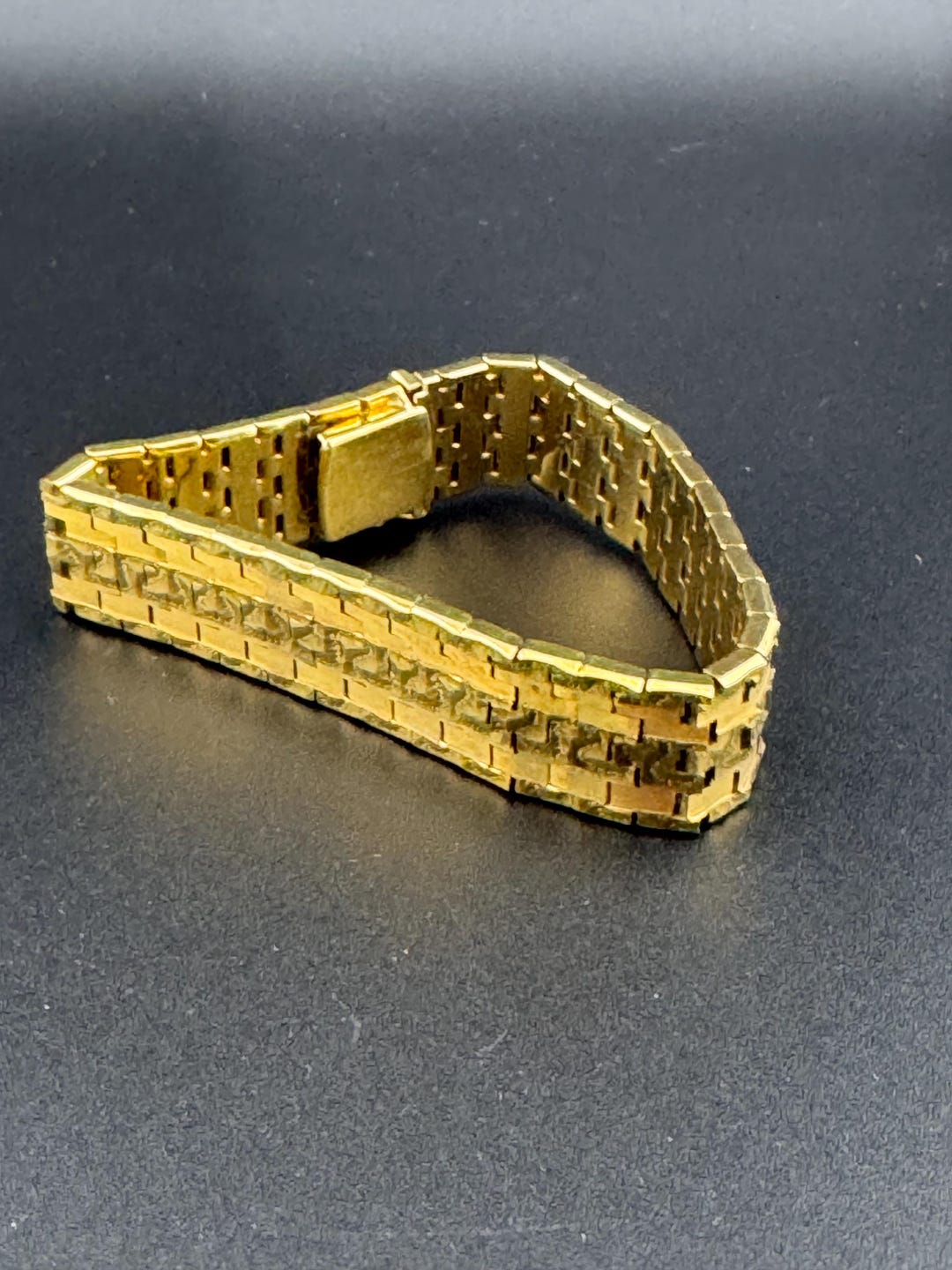 Signed A&D Andreas Daub German Designer 1970s Articulated Wide Woven ...