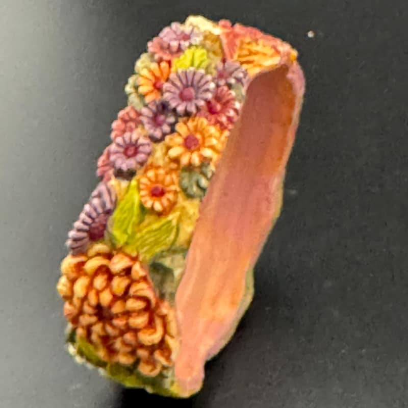 Celluloid Floral Bracelet - Etsy