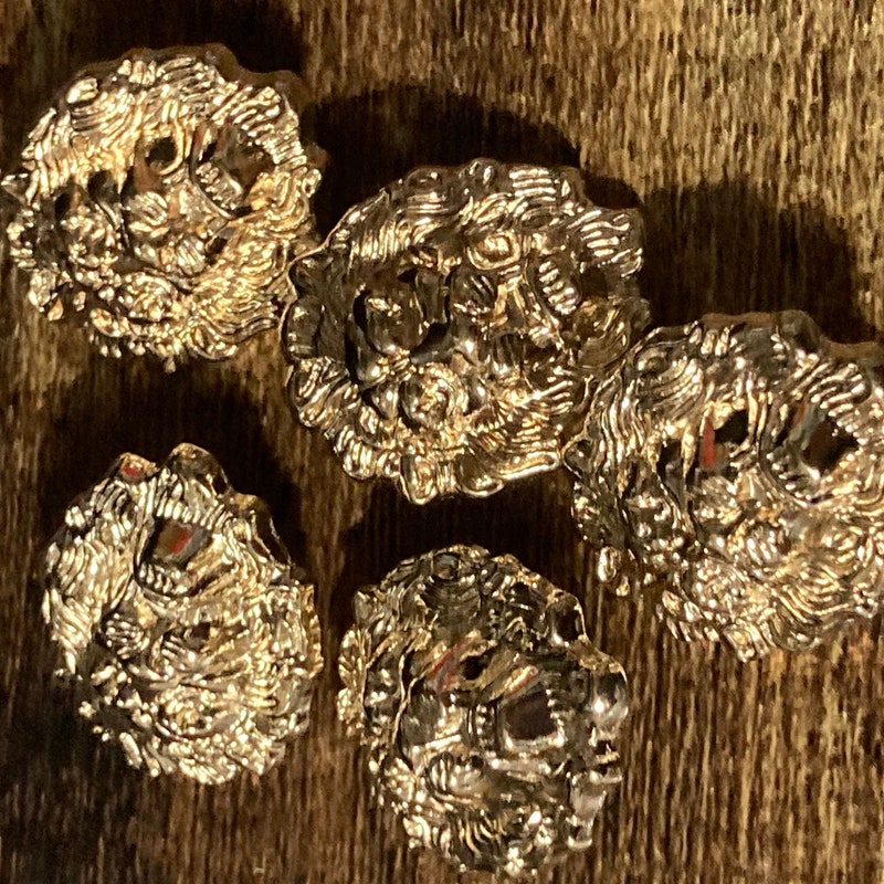 Embossed Buttons - Etsy