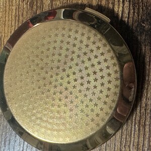 Red Orange Gold Floral Stratton Powder Compact Gold Tone - Etsy