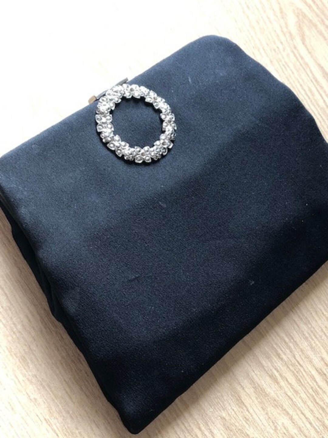 Antique Art Deco 1930s French Marcasite Clasp Little Black Silver Clasp ...