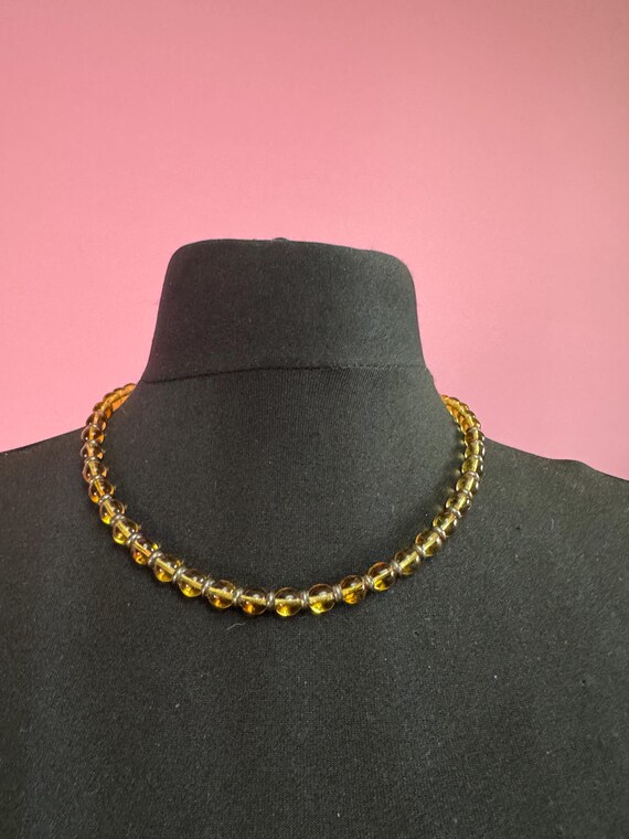 af Antique soft pale amber orange citrine coloured gl… - Gem