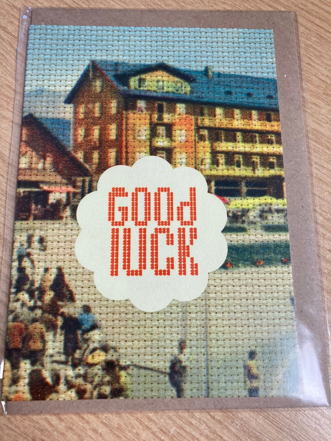 Swiss Good Luck in New Job Card 1980s Vintage Retro Kitsch French - Etsy