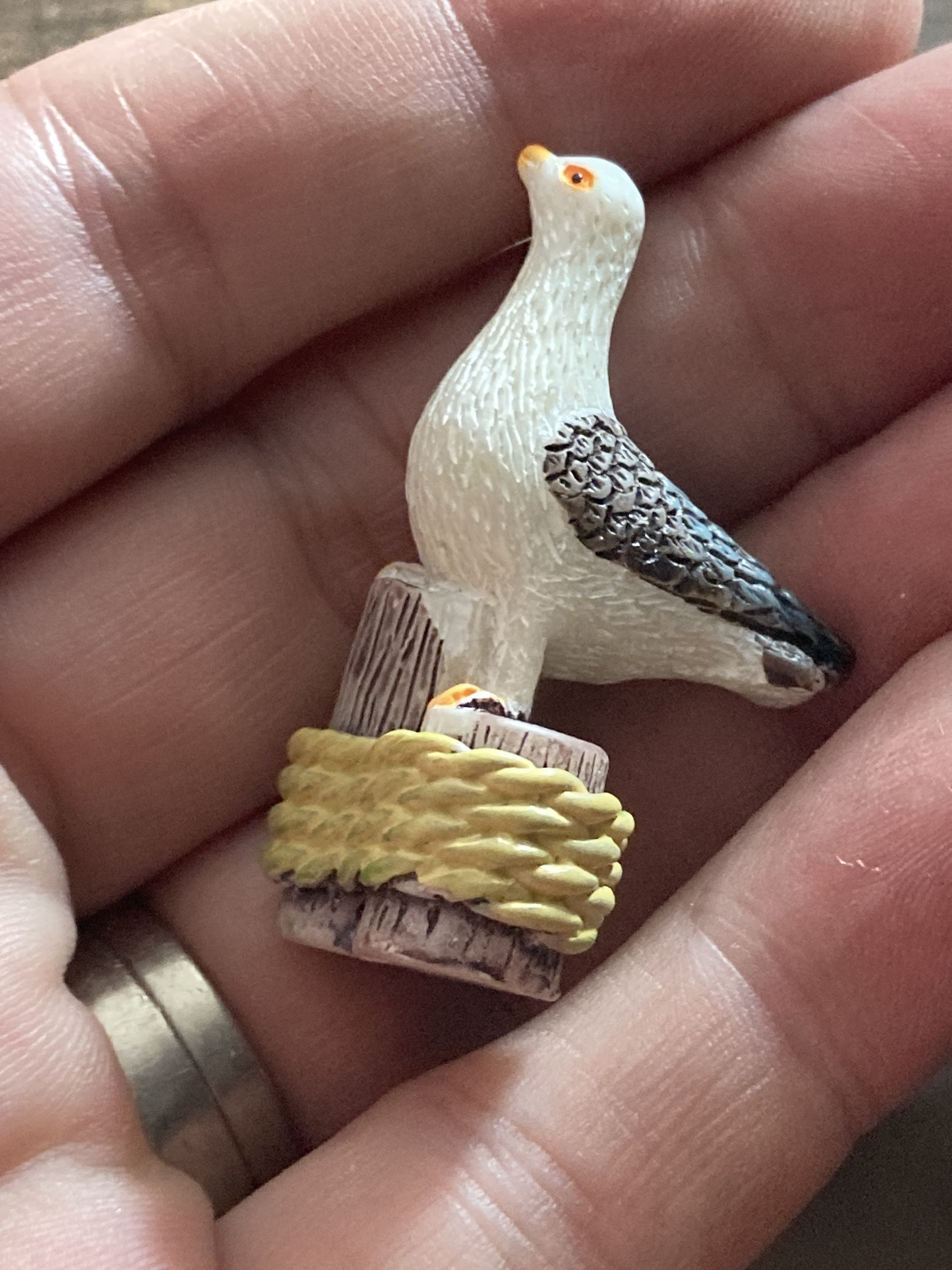 4cm Miniature Seagull Seaside Cake Topper Decoration Nautical - Etsy