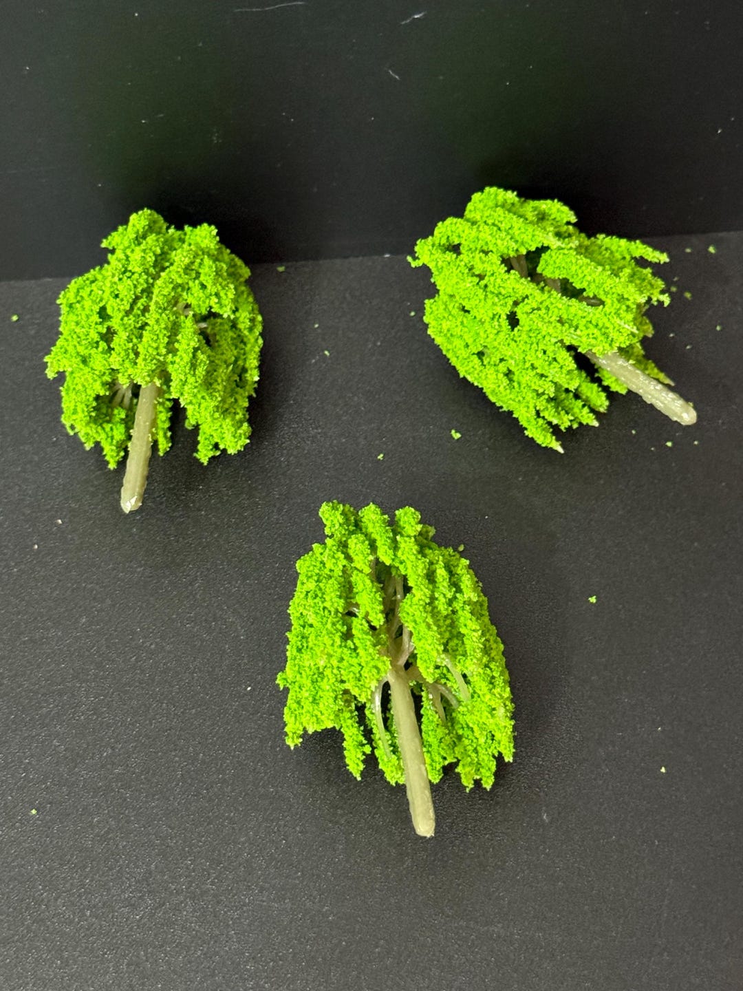 Miniature Weeping Willow Trees 3 Pieces 5 X 3cm Green for Cake Toppers ...