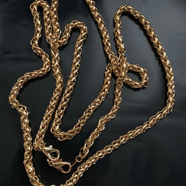 Thick Long Gold Chain - Etsy