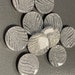 22mm Plastic Silver Glittery Buttons, Set of 10 - Etsy