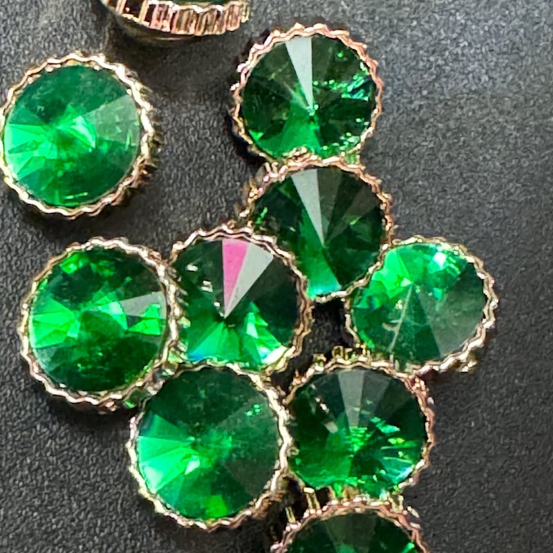 Swarovski 12mm Emerald - Etsy UK