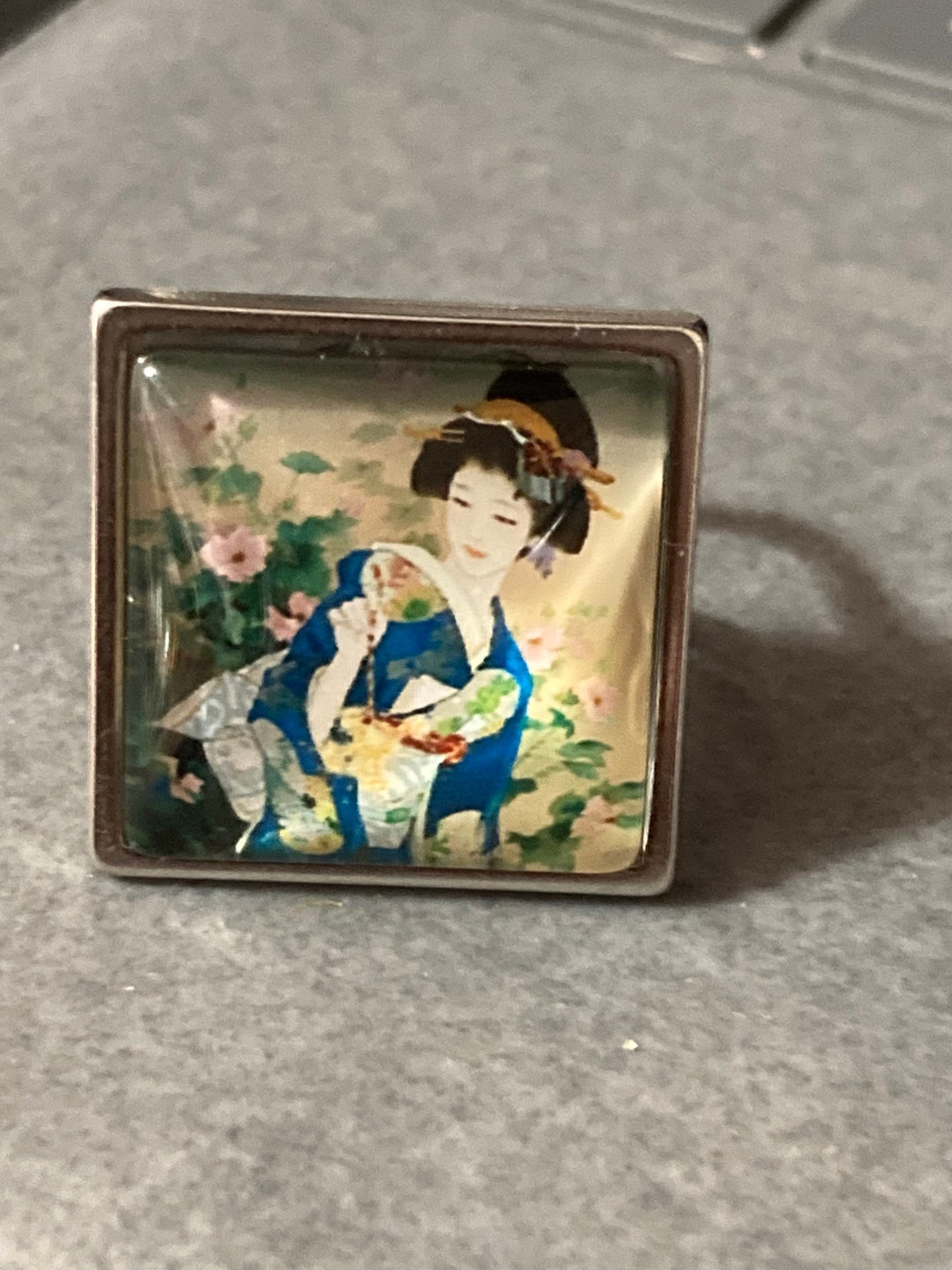 Japanese Geisha Girl Ring Adjustable Size N O P Q R S - Etsy