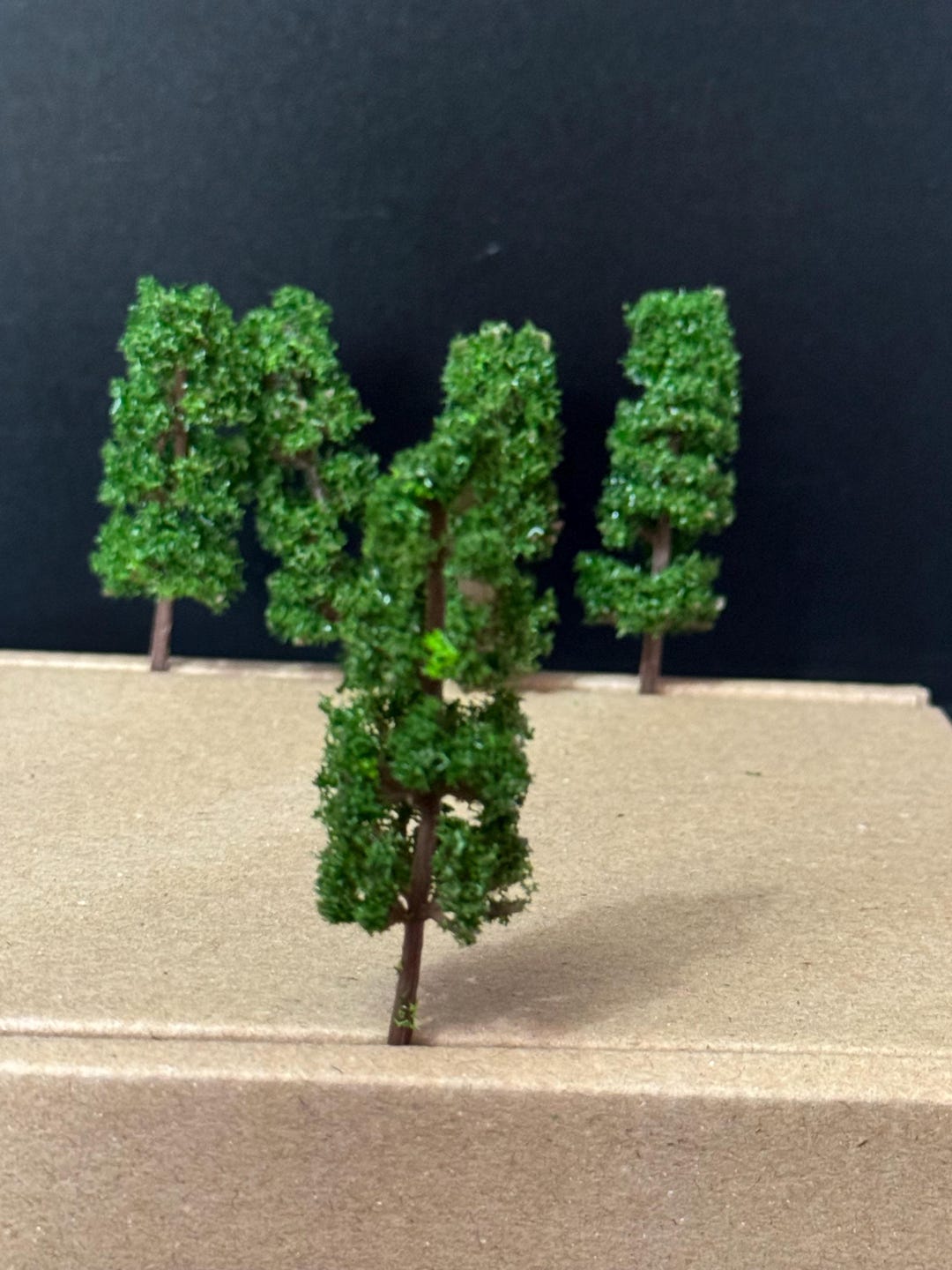 Dark Green Miniature Fir Trees (5 Pieces): Cake Toppers, Woodland ...