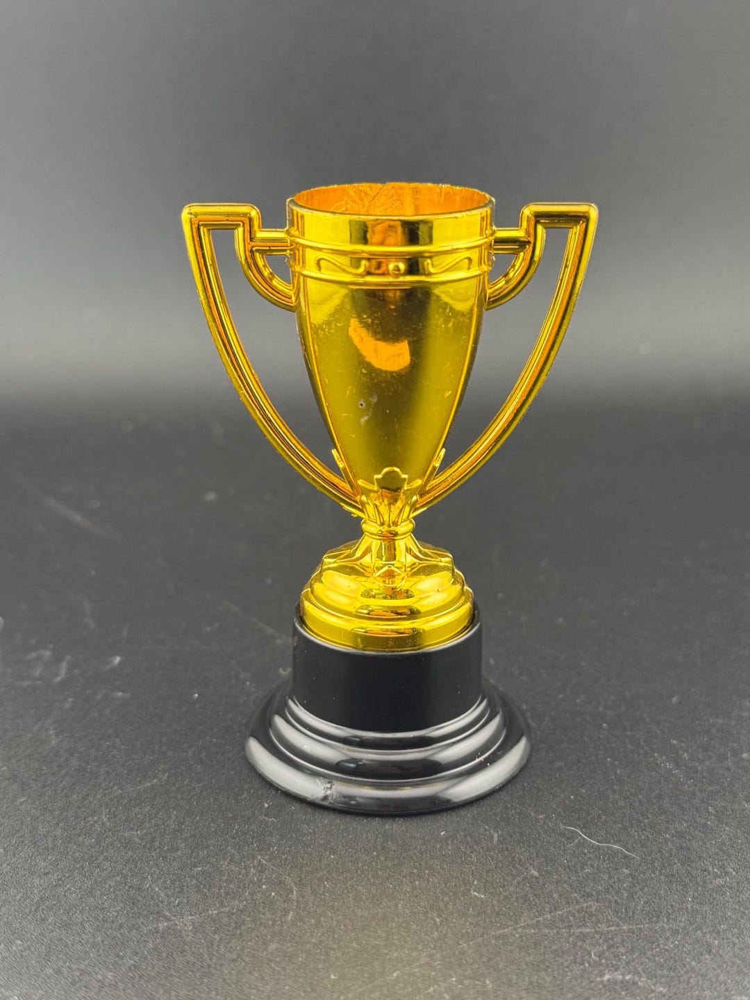 Winners Cup Gold and Black Trophy Cake Topper Decoration, Football ...