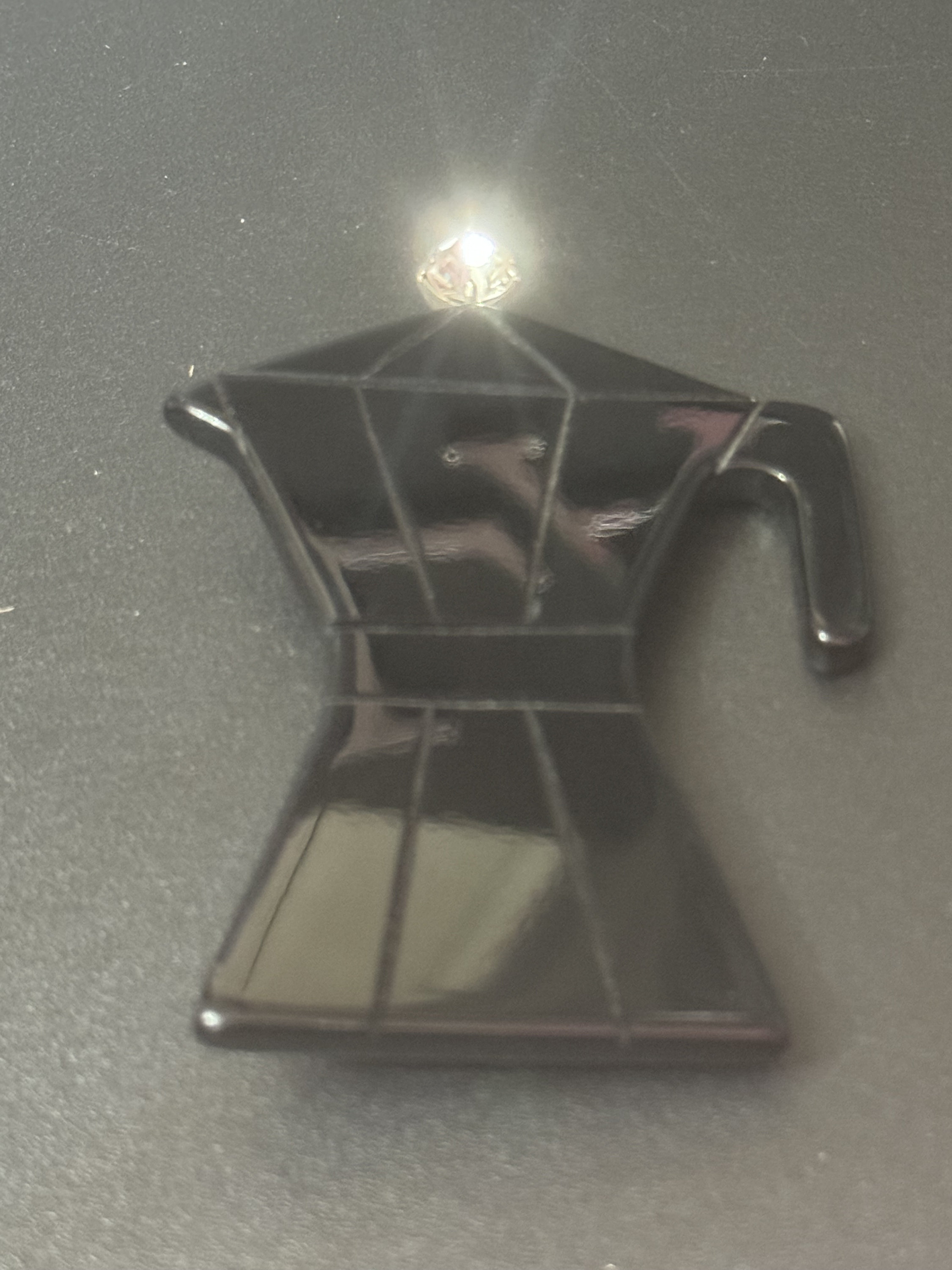 Coffee Can Brooch: Designer Antonino Italian Vintage Diamanté 9cm - Etsy