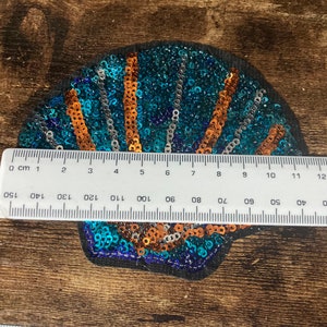 2 X Large Iron on Nautical Sea Shell and Starfish Patch - Etsy