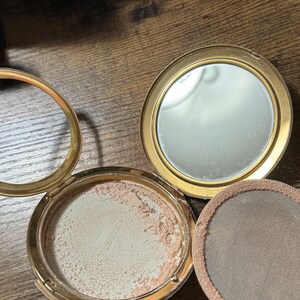 Red Orange Gold Floral Stratton Powder Compact Gold Tone - Etsy