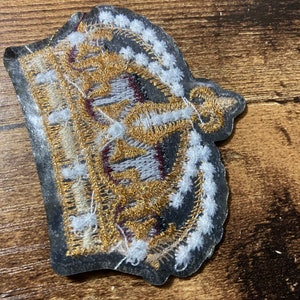 Sew on Royal Crown Patch Craft Appliqué Sewing - Etsy