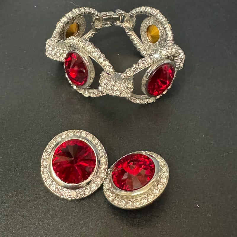 Vintage Rivoli Bracelets - Etsy UK