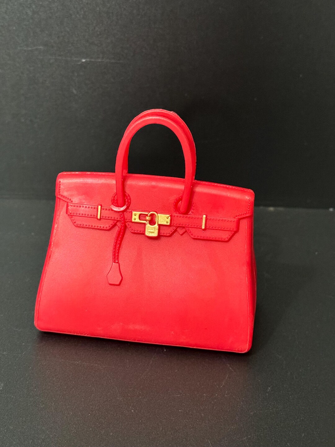 Classic Bright Red Handbag Cake Topper Decoration Reusable Plastic - Etsy