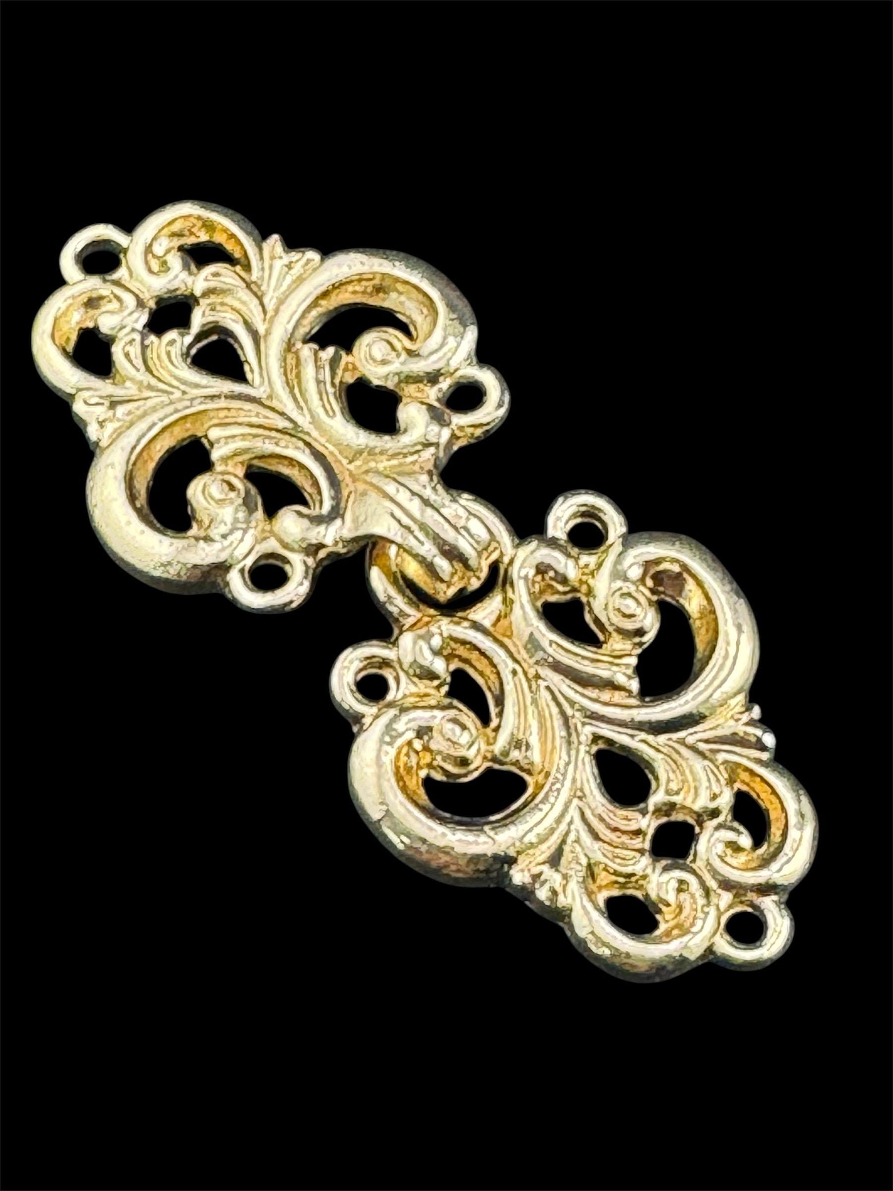Gold Double Belt Buckle , Sewing Clothing Cardigan Cloak Clasp - Etsy