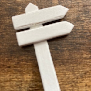 Write Your Own Wooden Street Sign Post Cake Topper - Etsy UK