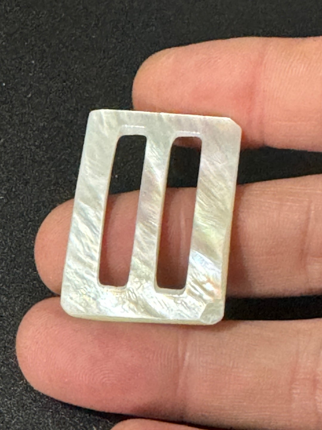 Antique 1900s MOP Mother of Pearl Carved Ornate Belt Buckle ...