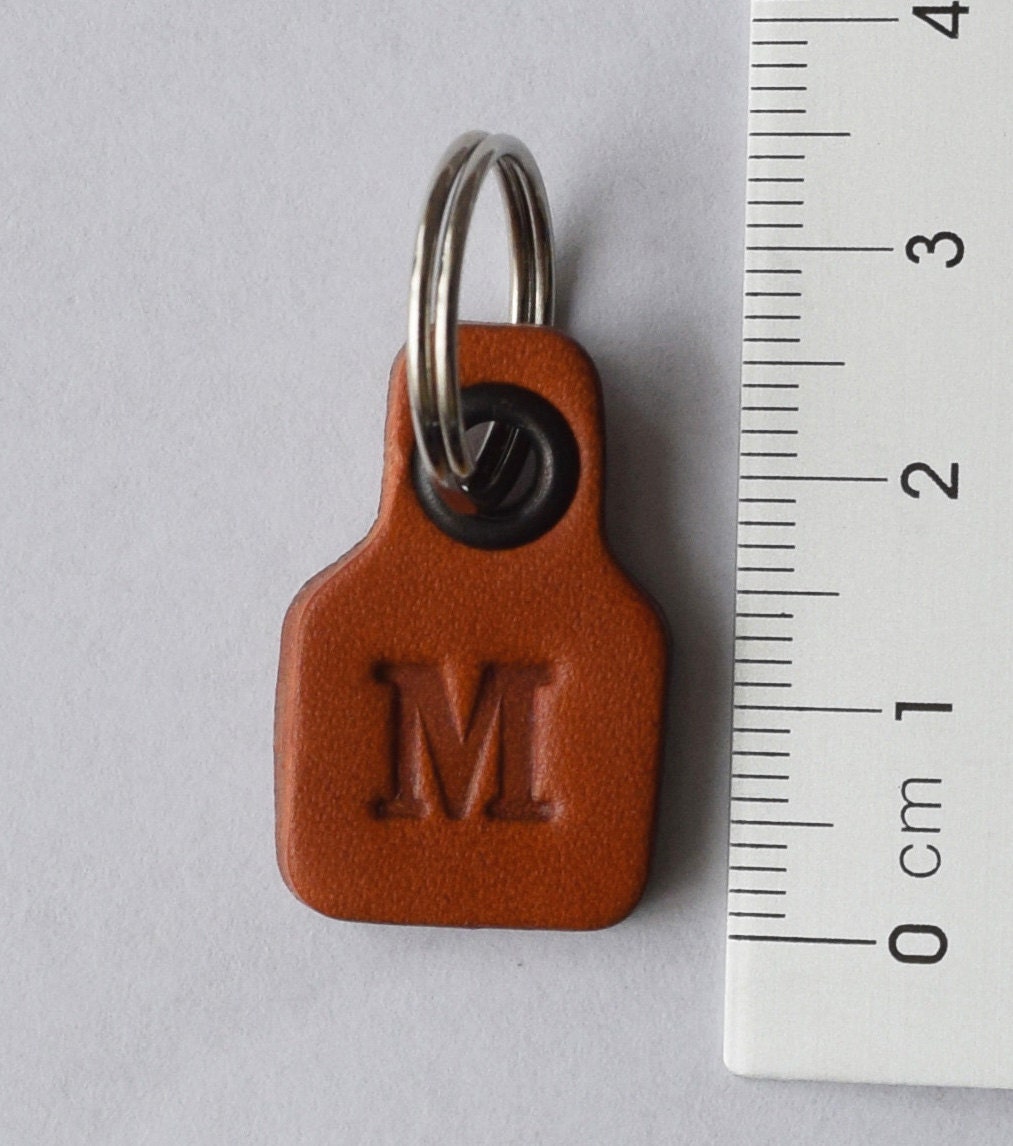 20 X Small Personalised Leather Keyrings Embossed With Your - Etsy UK