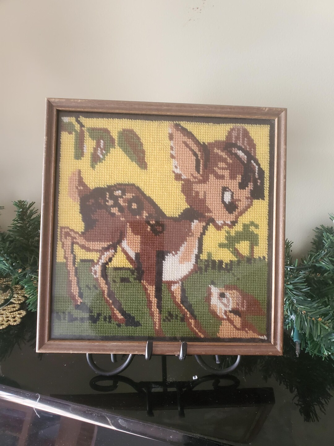 Vintage Bambi Needlepoint - Etsy