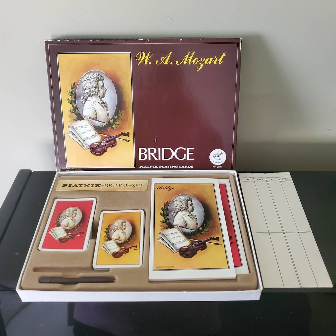 Vintage Mozart Bridge Boxed Set - Etsy