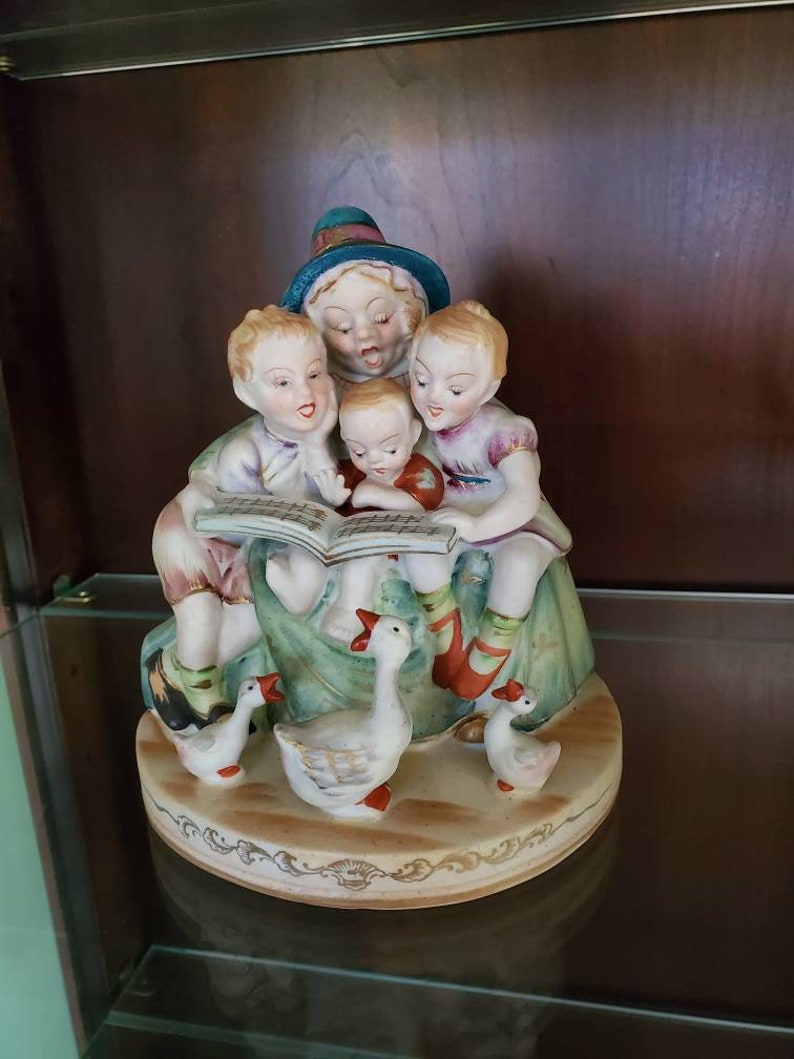 Vintage Mother Goose Figurine | Etsy