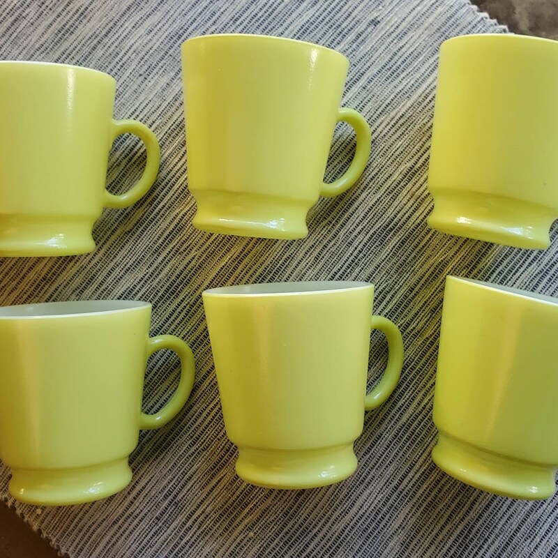 Yellow Milk Glass - Etsy Australia
