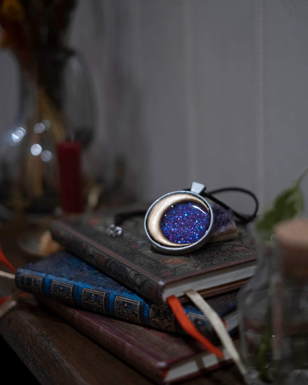 Amity Moon Pendant- 3d Resin Printed - Etsy