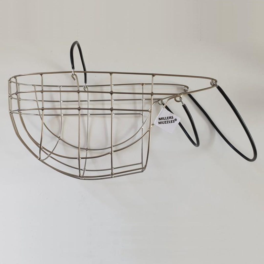 Muzzle for Irish Wolfhound Lightweight Steel Wire Muzzle Coursing ...