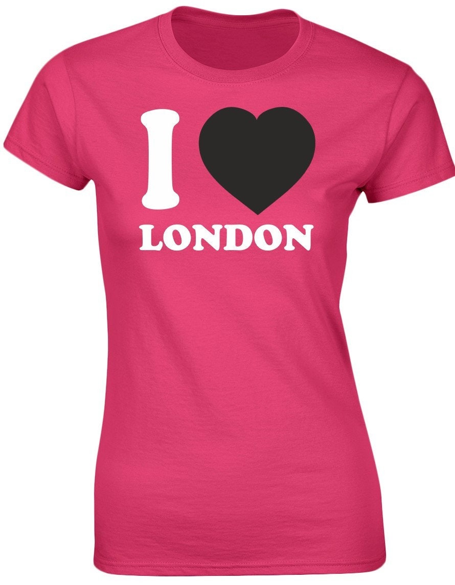 I Love London T-shirt, Funny Womens Tee, Premium Cotton - Etsy UK