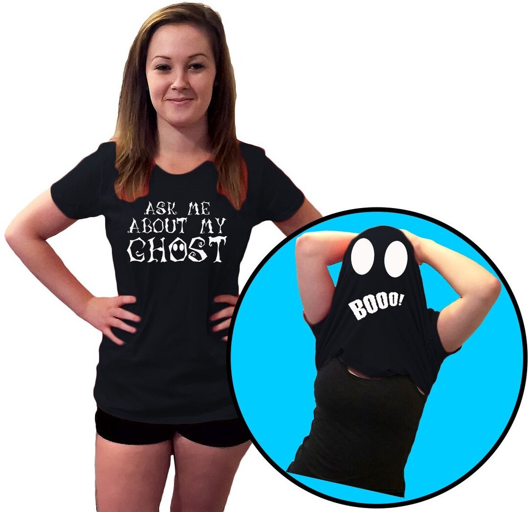 Ask Me About My Ghost Flip Over Halloween Kids Premium Unisex - Etsy