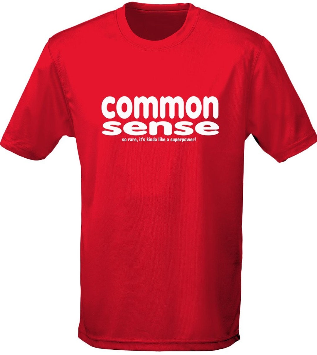 Common Sense Superpower T-shirt: Unisex Cotton Tee - Etsy