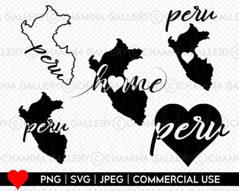 Peru svg Peru map svg Peru cut files Peru clipart Peru | Etsy