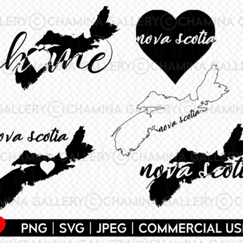 Nova Scotia Map - Etsy Canada