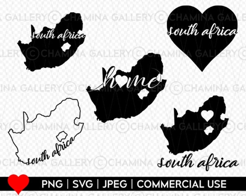 South Africa Svg South Africa Map Svg South Africa Cut Files South ...