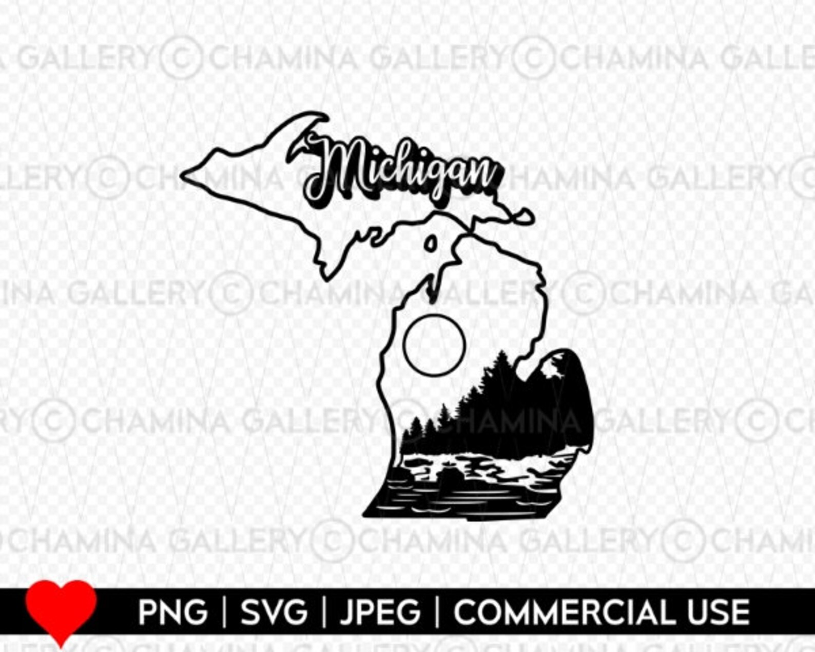 Michigan Svg Michigan Map Svg Michigan Cut Files - Etsy